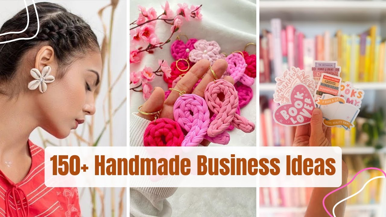 150+ Fun Handmade Small Business Ideas to Start from Home | Craft ...