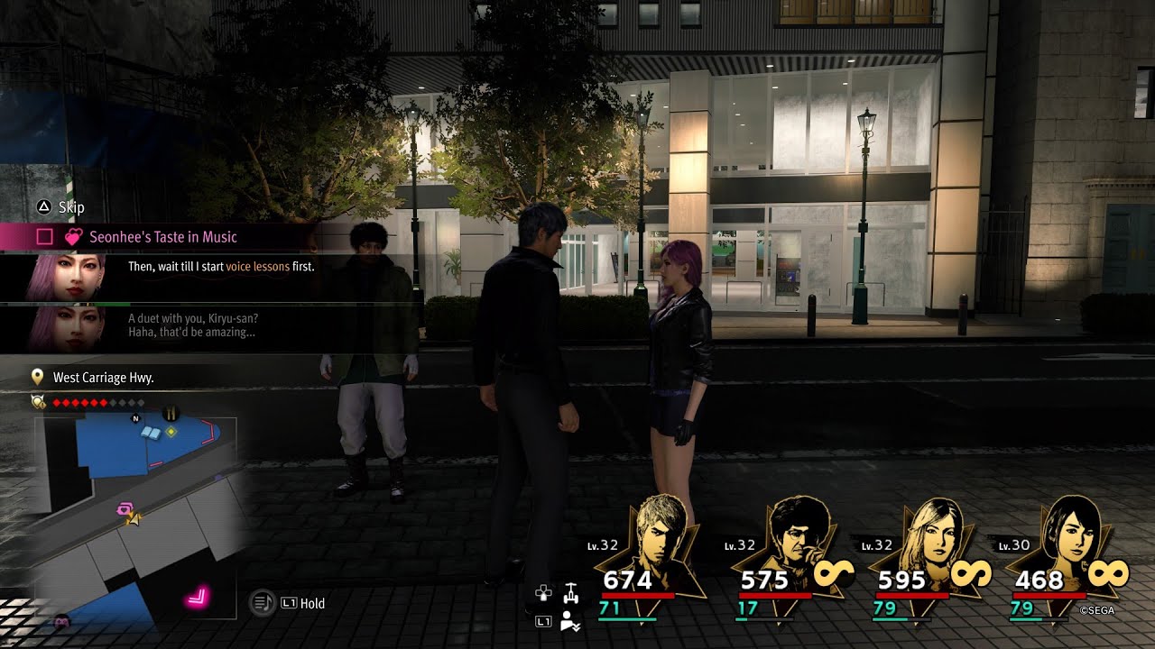 Like a Dragon: Infinite Wealth - Seonhee is a Kiryu fangirl - YouTube