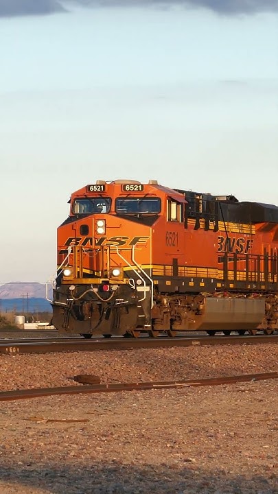 RAILFANNING SHORTS BNSF 6521 WB MP 737 NEEDLES SUB 11-16-2023 #railfaning #railway #railroad ...