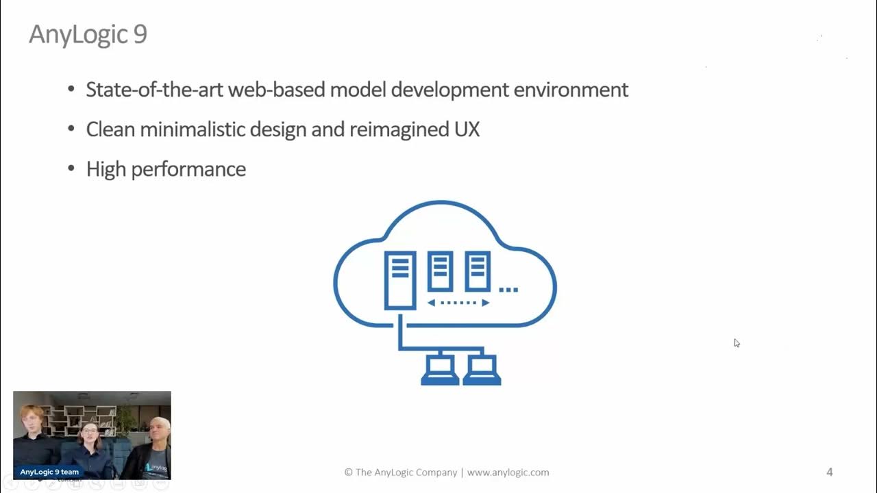 AnyLogic 9 and AnyLogic Cloud Demo and Plans - YouTube