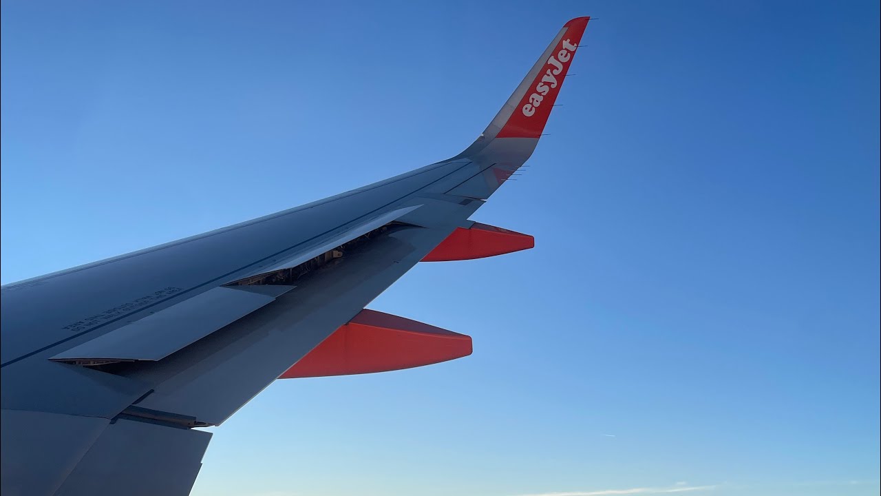 Easyjet A20N Takeoff and Landing EHAM-LEPA - YouTube