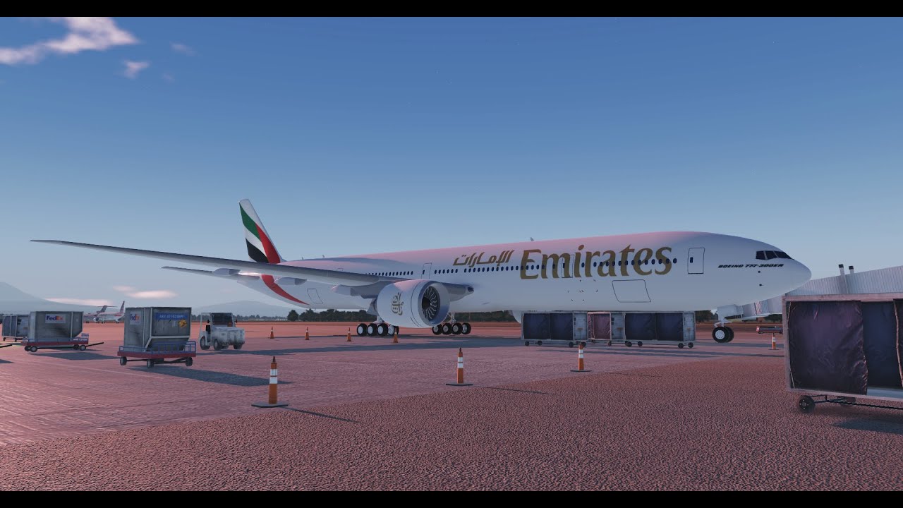 Project Flight | Boeing B777 Emirates | Full flight London Gatwick ...