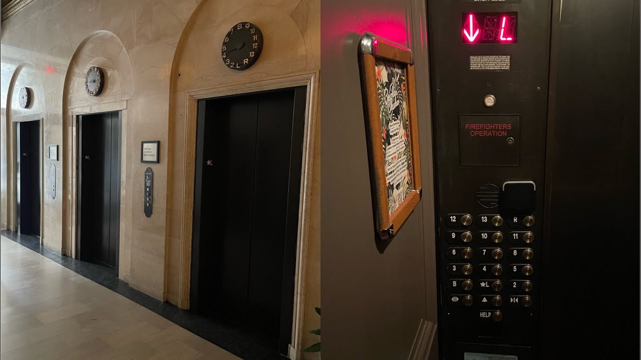 Retro ECC Traction Elevators @ Freehand Hotel - Los Angeles, CA. - YouTube
