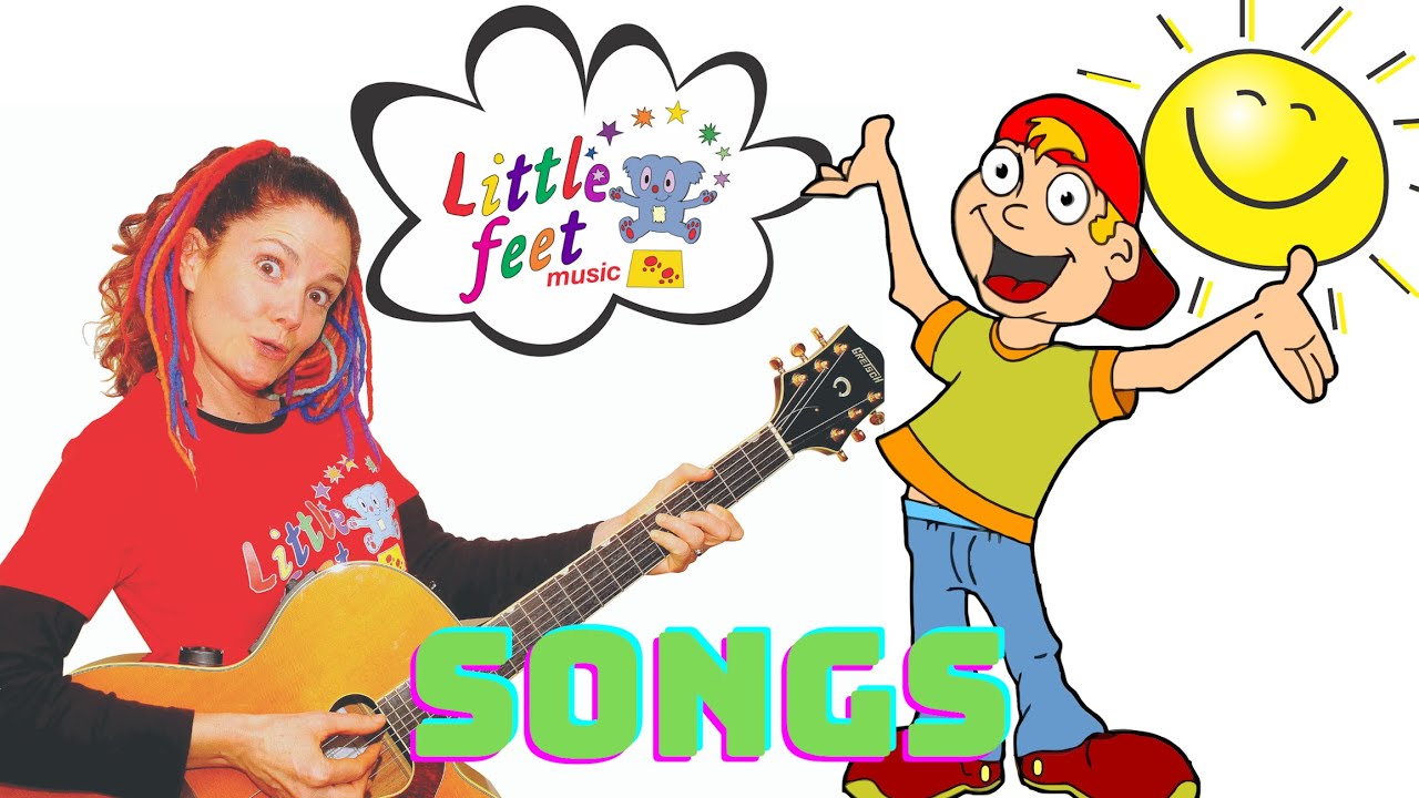 Nursery Rhymes | Kids Songs | Here We Go Looby Loo | Little Feet Music ...