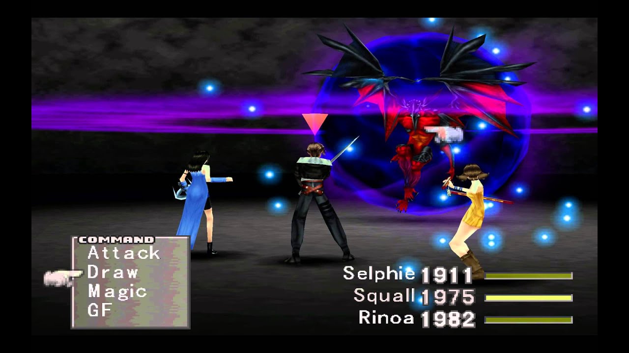 Final Fantasy VIII Steam Version PC Beating Diablos Low level - YouTube