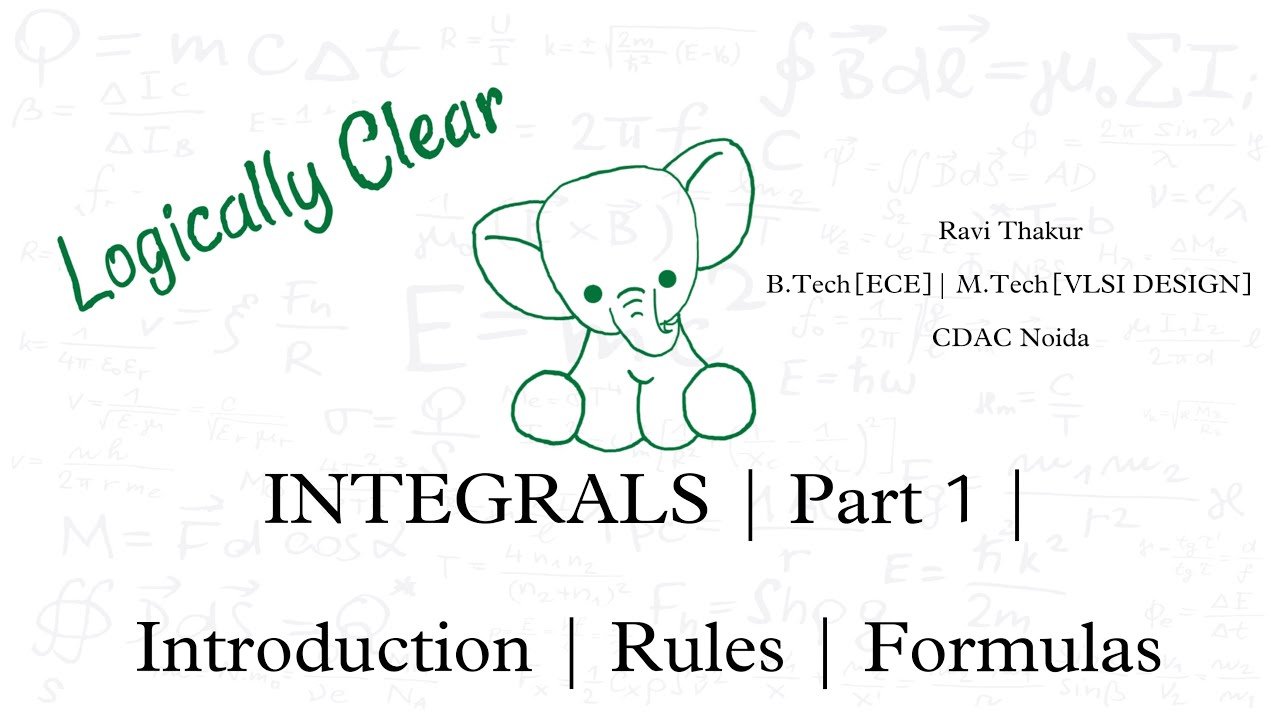 Integration | Part 1 | introduction| rules, and formulas - YouTube