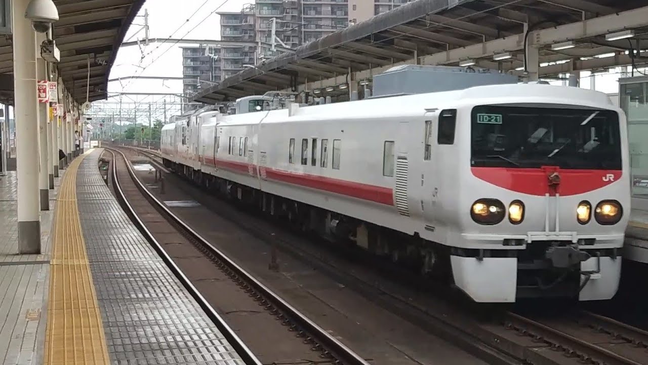 【気動車とは思えないスピードで通過!】キヤe193系easti D マヤ50 5001 越中島貨物線検測返却回送古河駅高速通過 Youtube