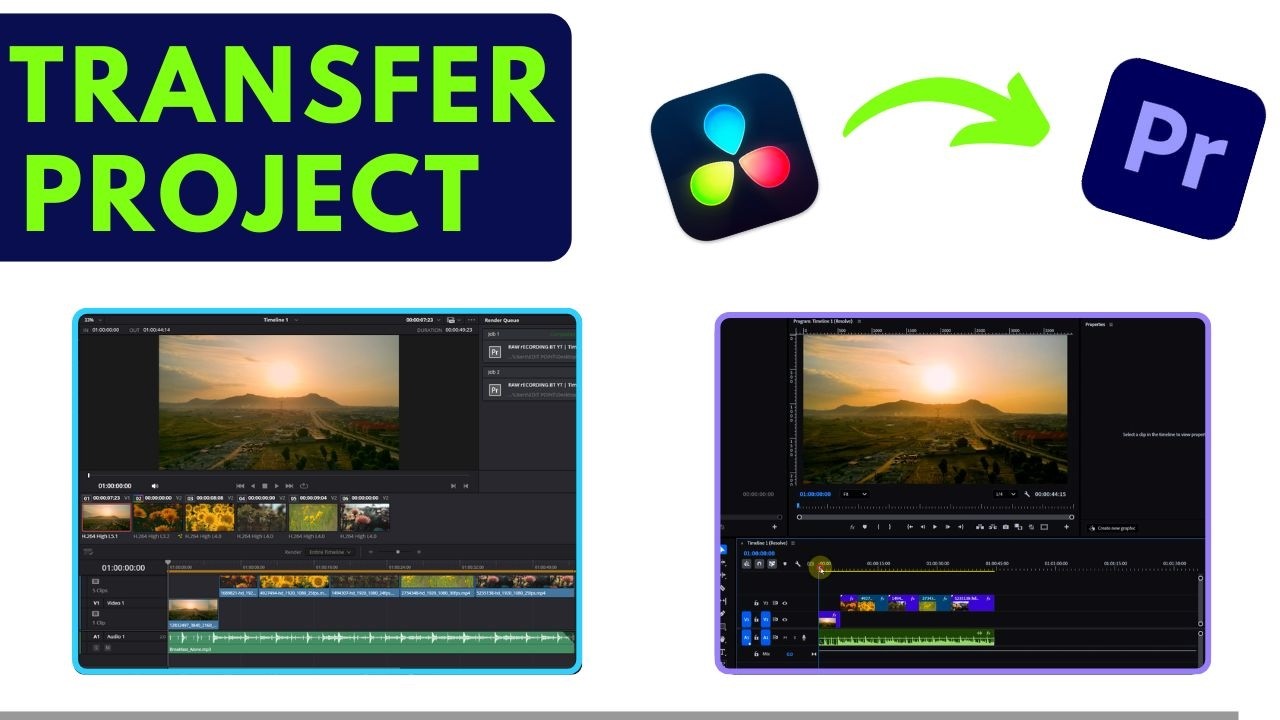 How to Move a Timeline / Project From Davinci Resolve to Adobe Premiere ...