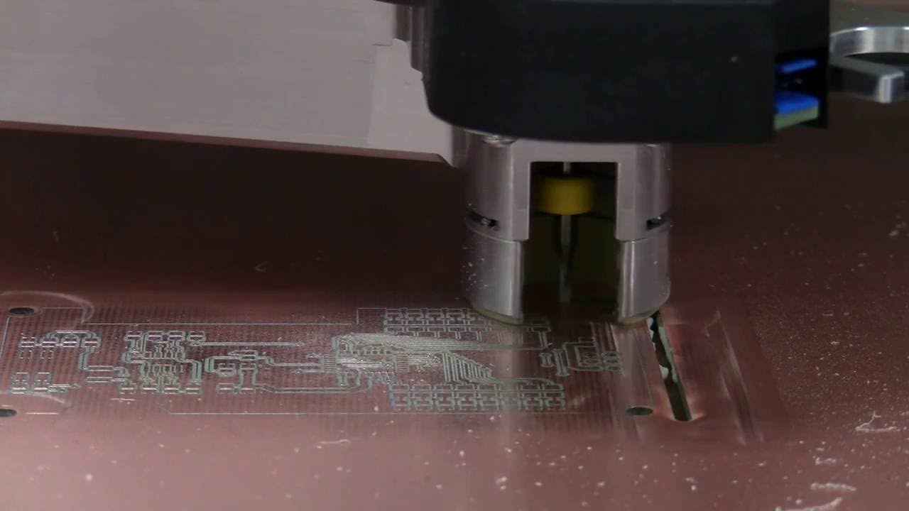 PCB Contour Routing with LPKF Protomat S Series - YouTube