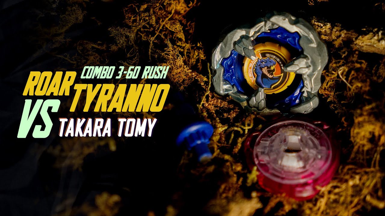 ROAR TYRANNO COMBO VS TAKARA TOMY | RT 3-60 RUSH - YouTube