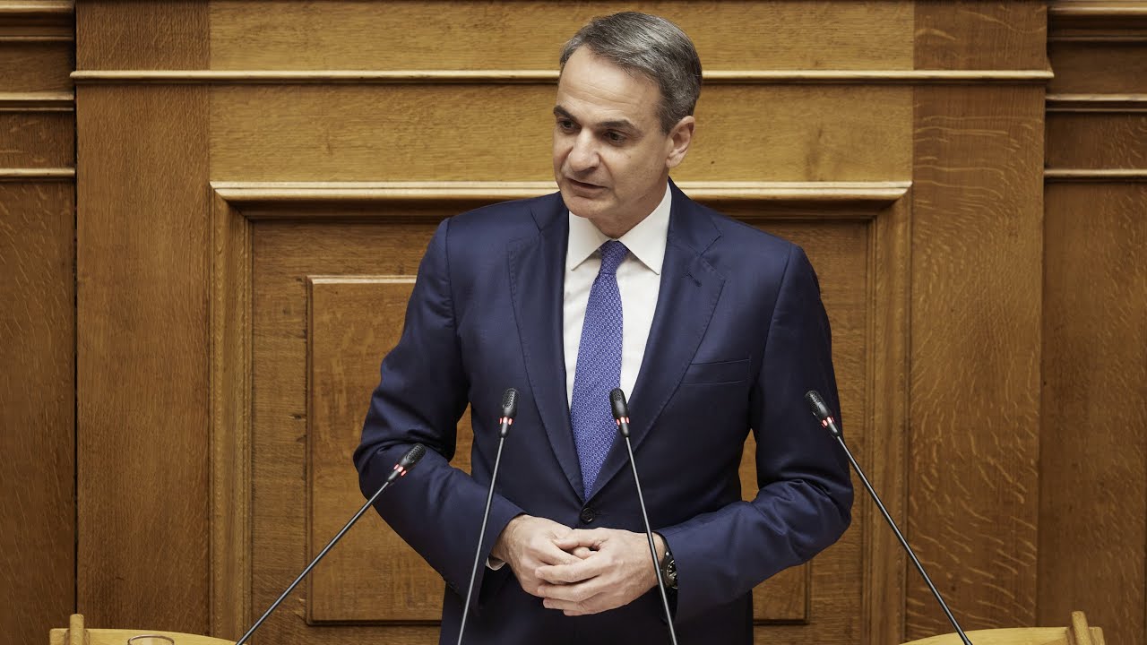 Ομιλία του Πρωθυπουργού Κυριάκου Μητσοτάκη στη Βουλή - YouTube