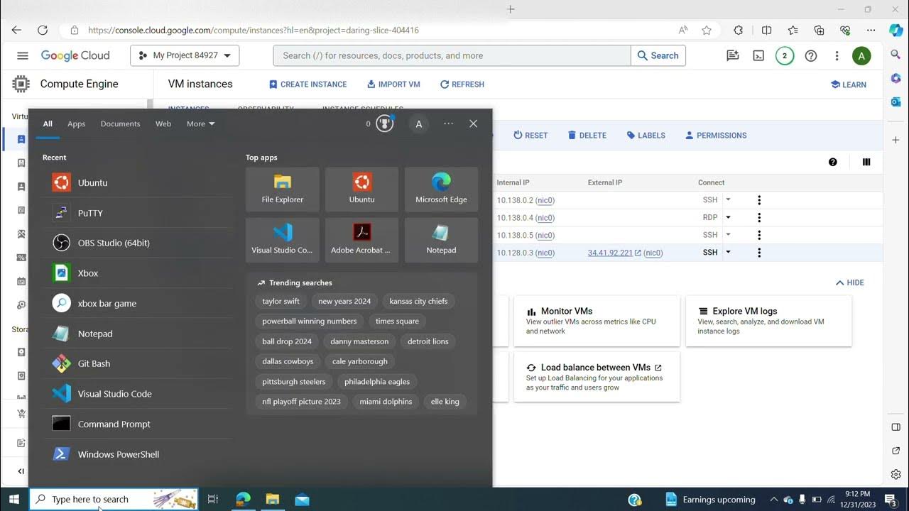 How to provision/connect with an Ubuntu VM instances in GCP in Ubuntu/windows - YouTube