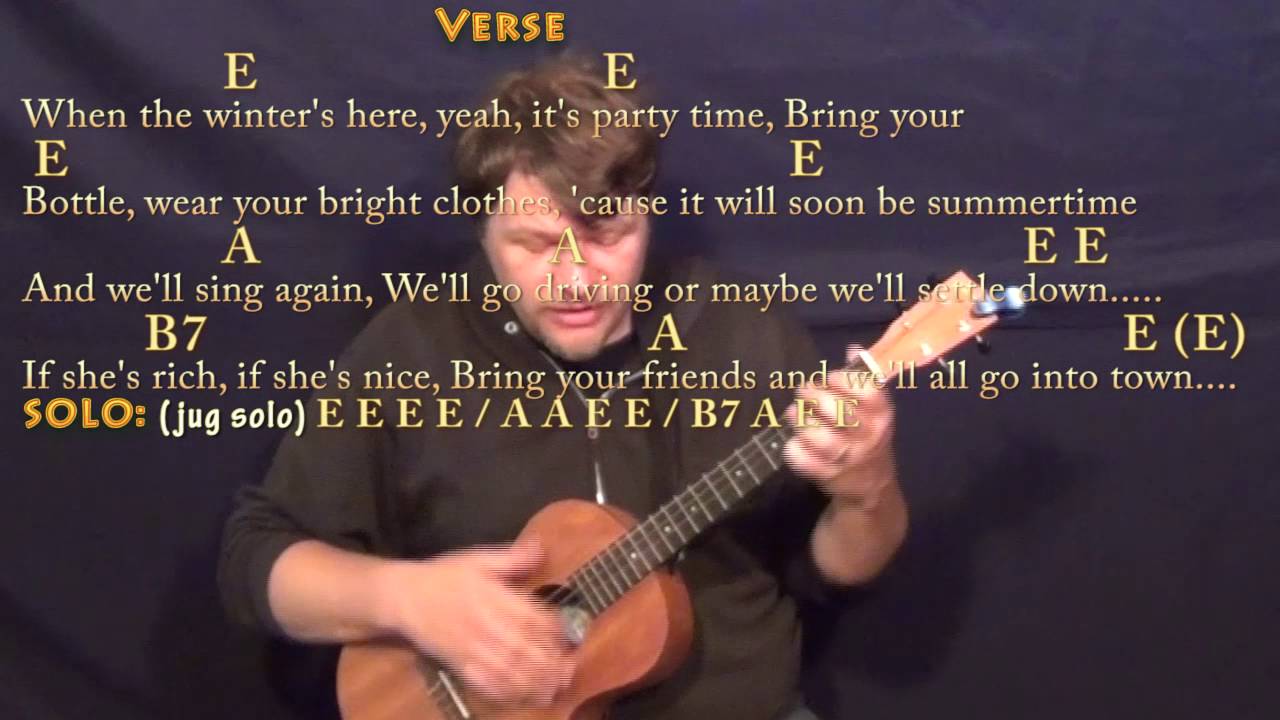 In the Summertime (Mungo Jerry) Bariuke Cover Lesson in E with Chords ...