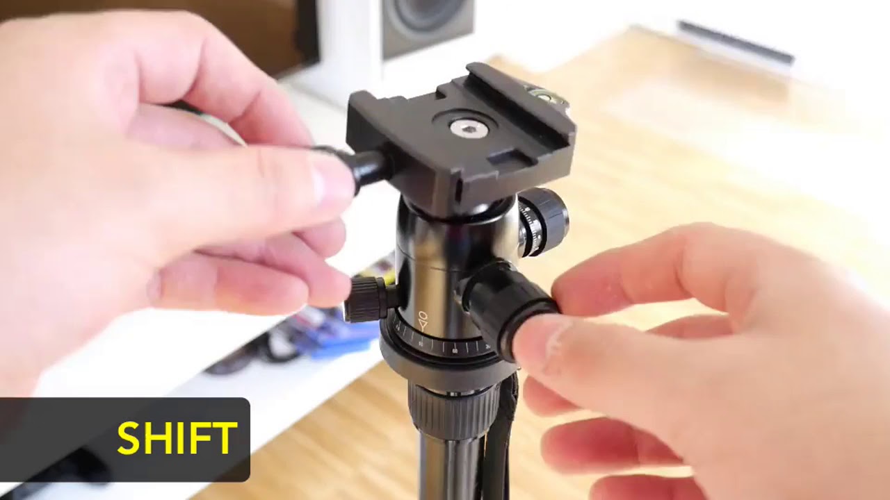 ZOMEI lightweight Portable Q666 Professional Travel Camera Tripod - YouTube