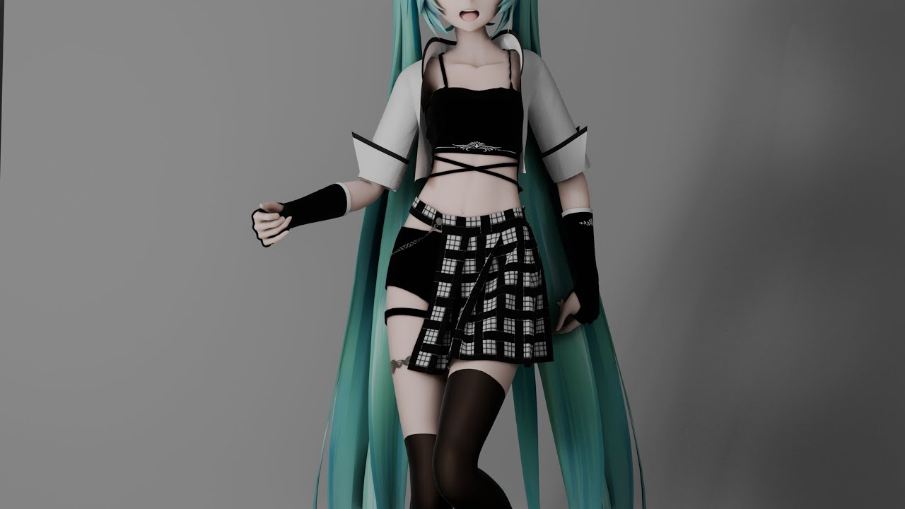 [4K60FPS/MMD/Cloth Simulation]「CH4NGE」 - YouTube