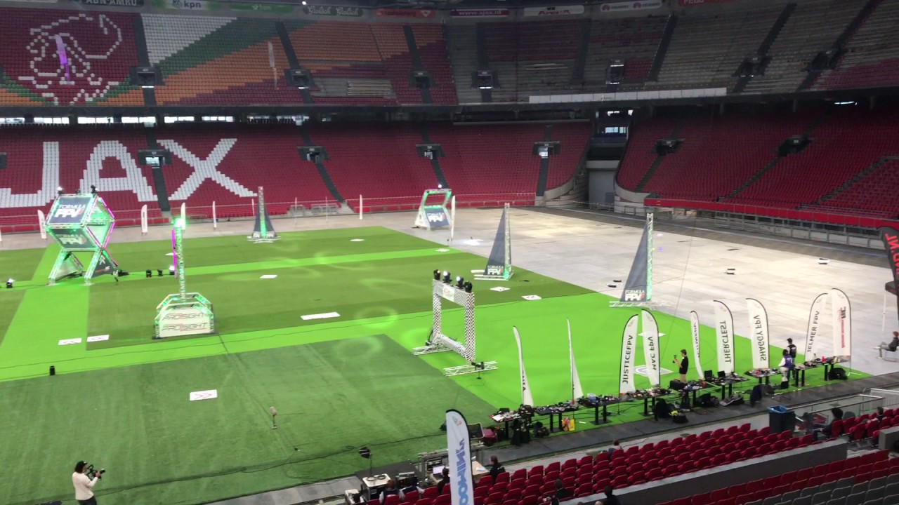 EPIC Final! - DRONE RACING WORLD SERIES - Amsterdam Arena - YouTube