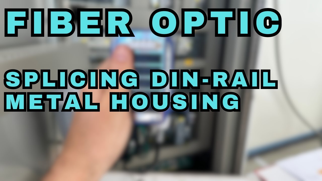 Fiber Optic - Splicing DIN- Rail Metal Housing - YouTube
