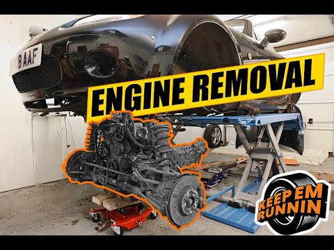 Pt3 - MK3 MX5 Miata NC Engine Removal