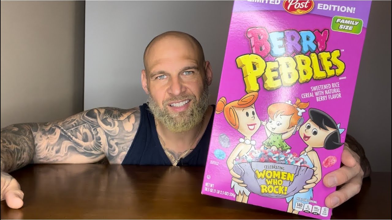 Newest cereal! Berry Pebbles🚺🫐🍓#foodie #foodreview #womenwhorock - YouTube