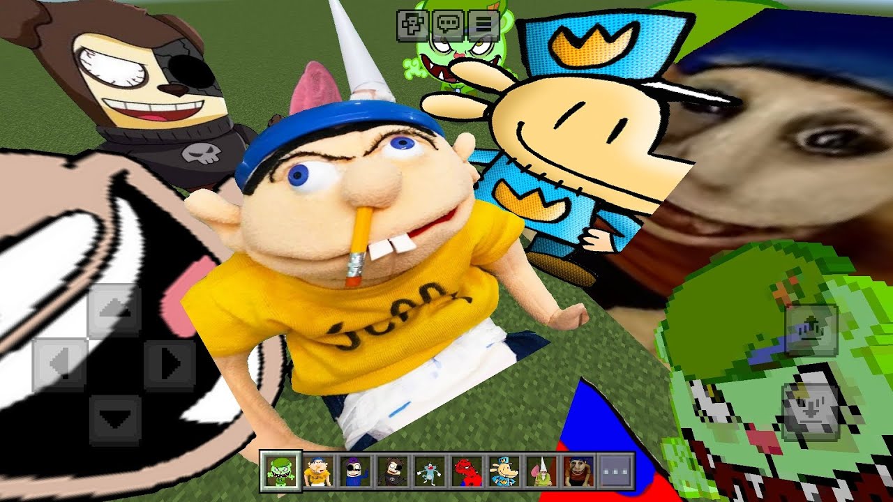 Custom Nextbots MOD in Minecraft PE - YouTube