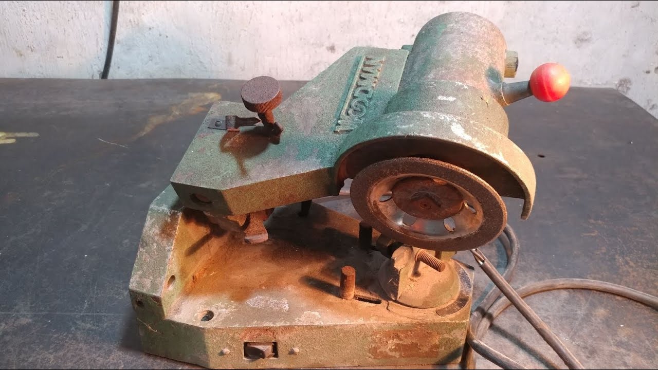 Very old Saw Blade Sharpener Restoration - YouTube