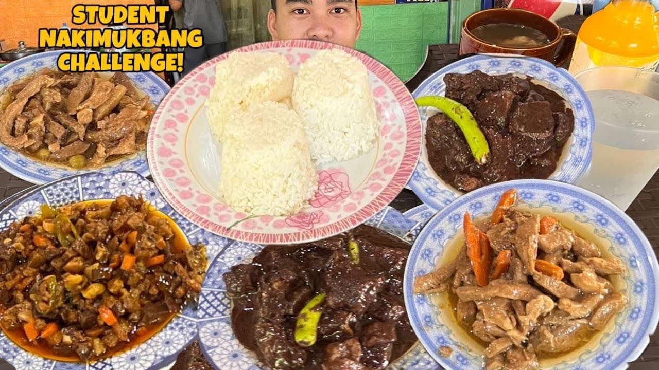 Student from La Union Naki Mukbang Challenge | Filipino Food Mukbang ...