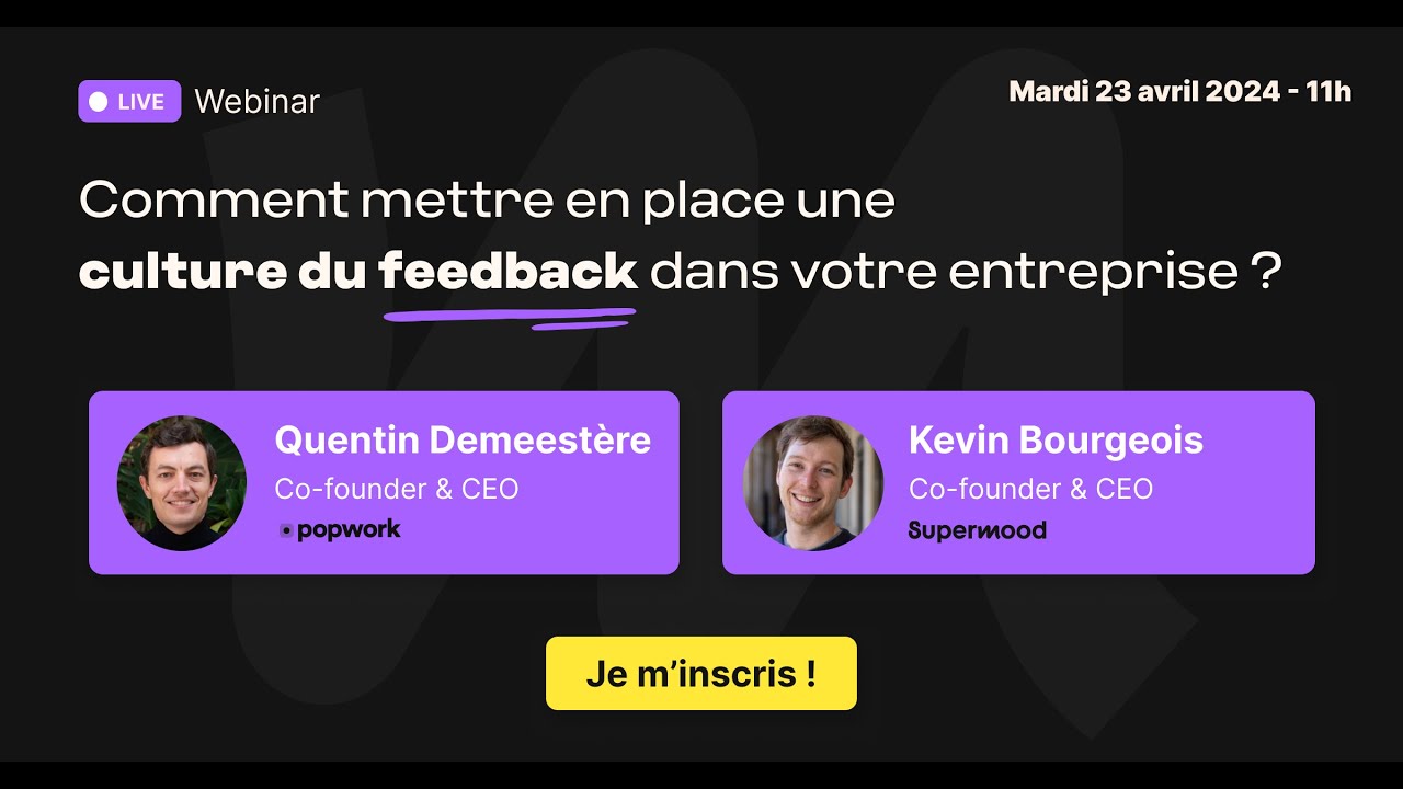 [Webinar] Comment mettre en place une culture du feedback dans votre ...