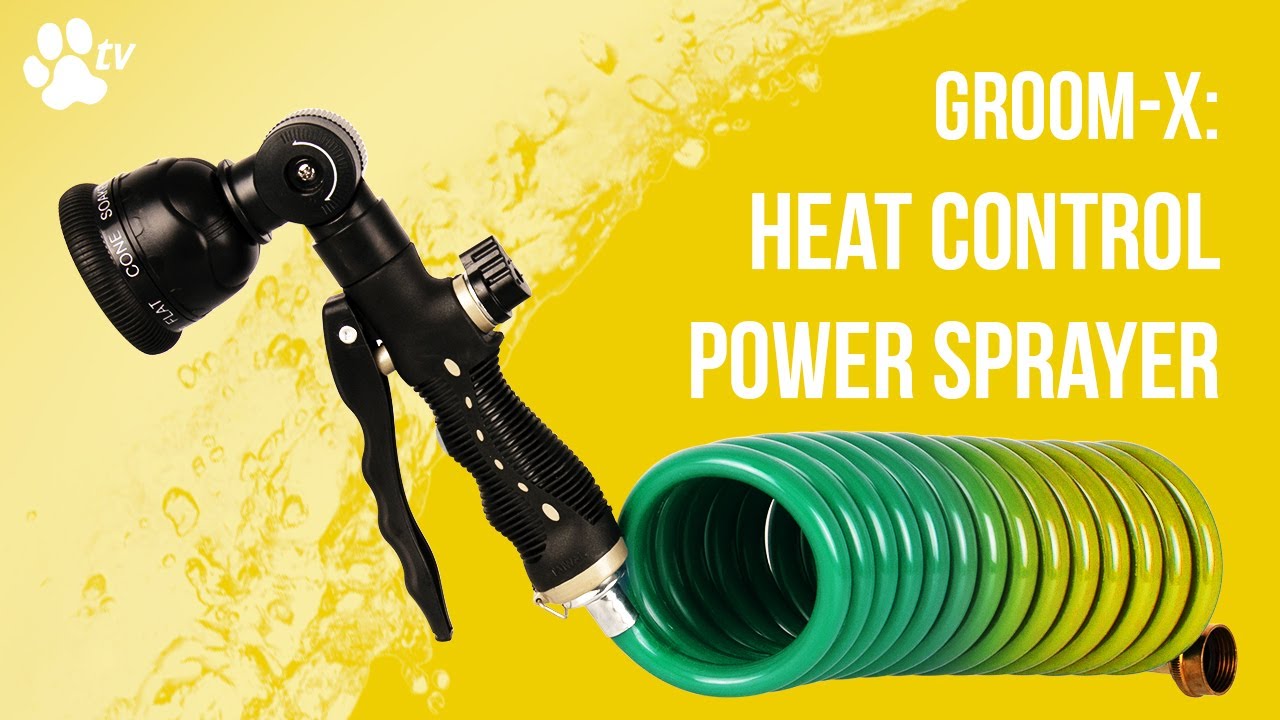 Groom-X Heat Control Power Sprayer for Grooming | TRANGSROOM - YouTube