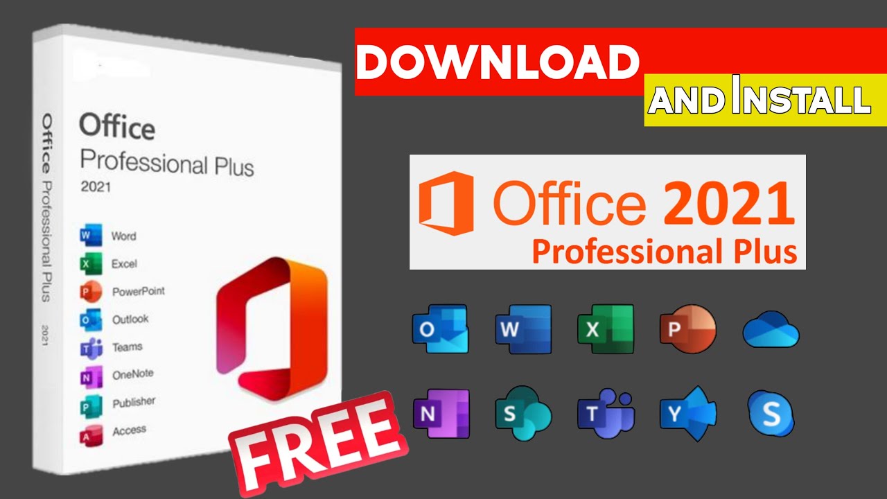 MS Office 2021 Professional Plus : Download and Install for FREE! - YouTube