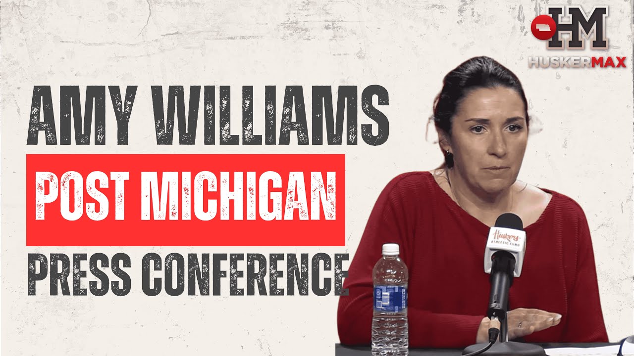 Nebraska Women's Basketball Coach Amy Williams - Post Michigan 2024-25 ...