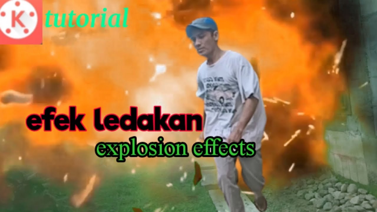 Tutorial cara edit EFEK LEDAKAN explosion efek Kinemaster - YouTube