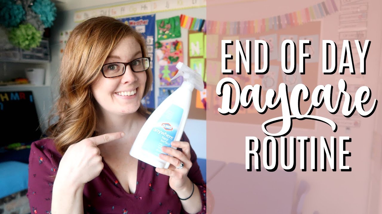 Post- Daycare Upkeep Routine | DAYCARE DAY - YouTube
