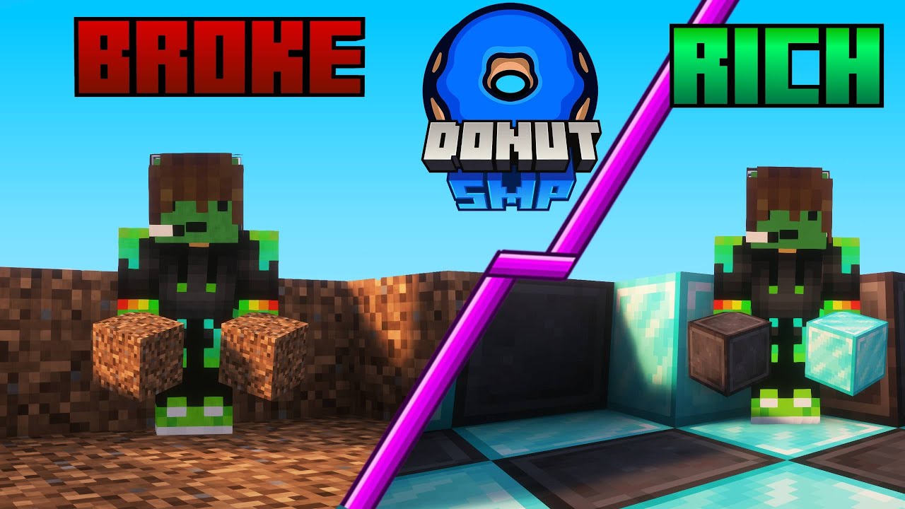 Getting Rich Again on Donut SMP | DAY 1 - YouTube