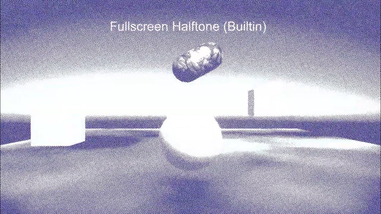 Ez Half-tone shaders - YouTube