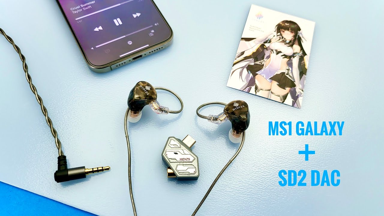 Hidizs MS1 Galaxy Earbuds + SD2 HiFi DAC - Full Review - YouTube
