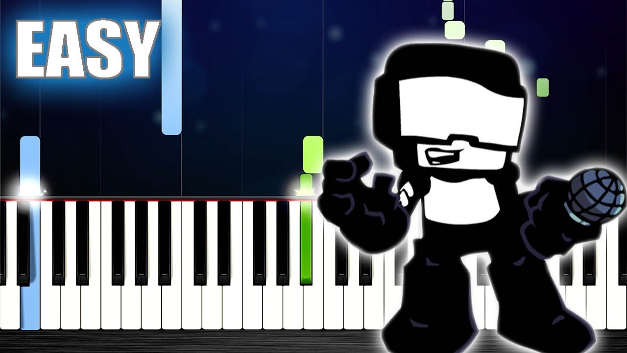Ugh - Friday Night Funkin - EASY Piano Tutorial by PlutaX - YouTube