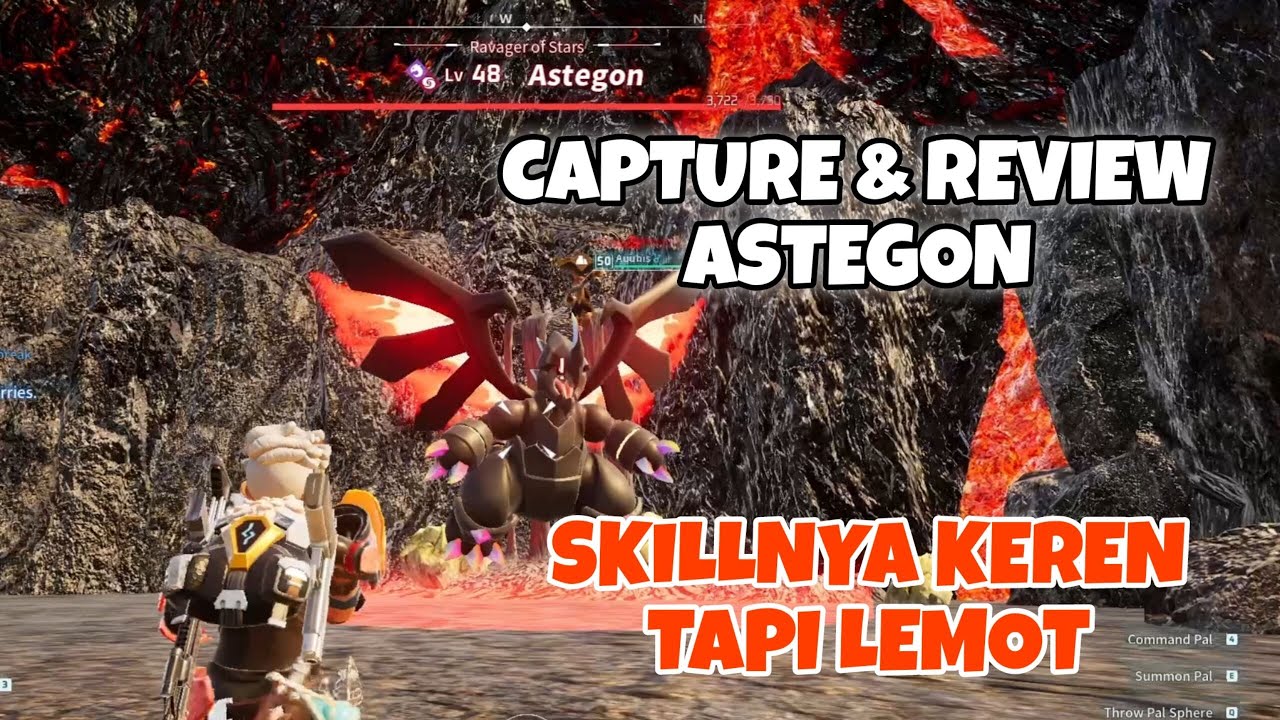 TANGKAP & REVIEW ASTEGON PAL NAGA KEGELAPAN DI PALWORLD - YouTube