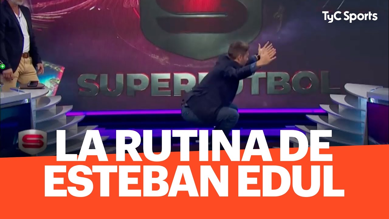 La rutina de gimnasia de Esteban Edul - YouTube