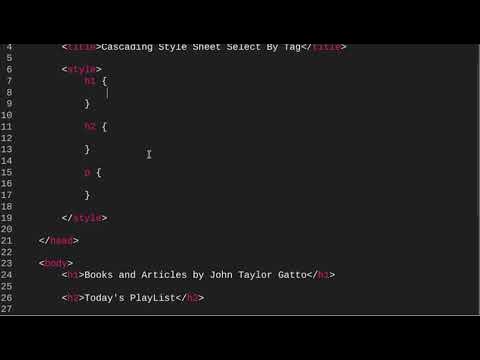 Set List (Web Development/Design - Unit 3 Lesson 2.5 - HTML Coding) - YouTube