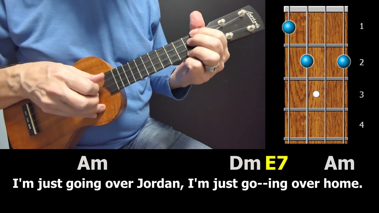 Wayfaring Stranger Fingerstyle Ukulele With Chords And Lyrics Youtube