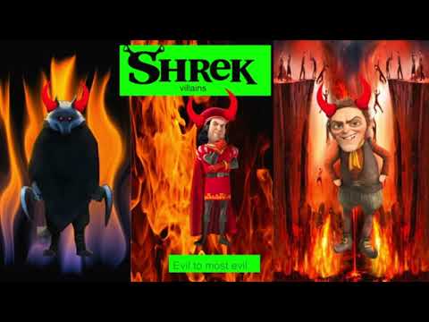 Shrek villains: evil to most evil - YouTube