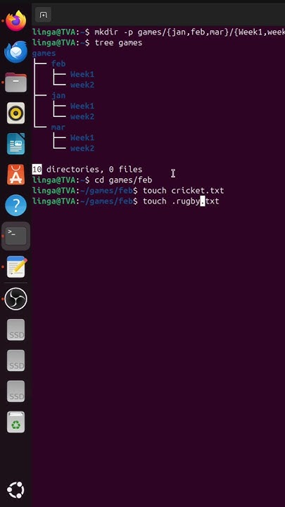tree command - Linux/Unix - YouTube