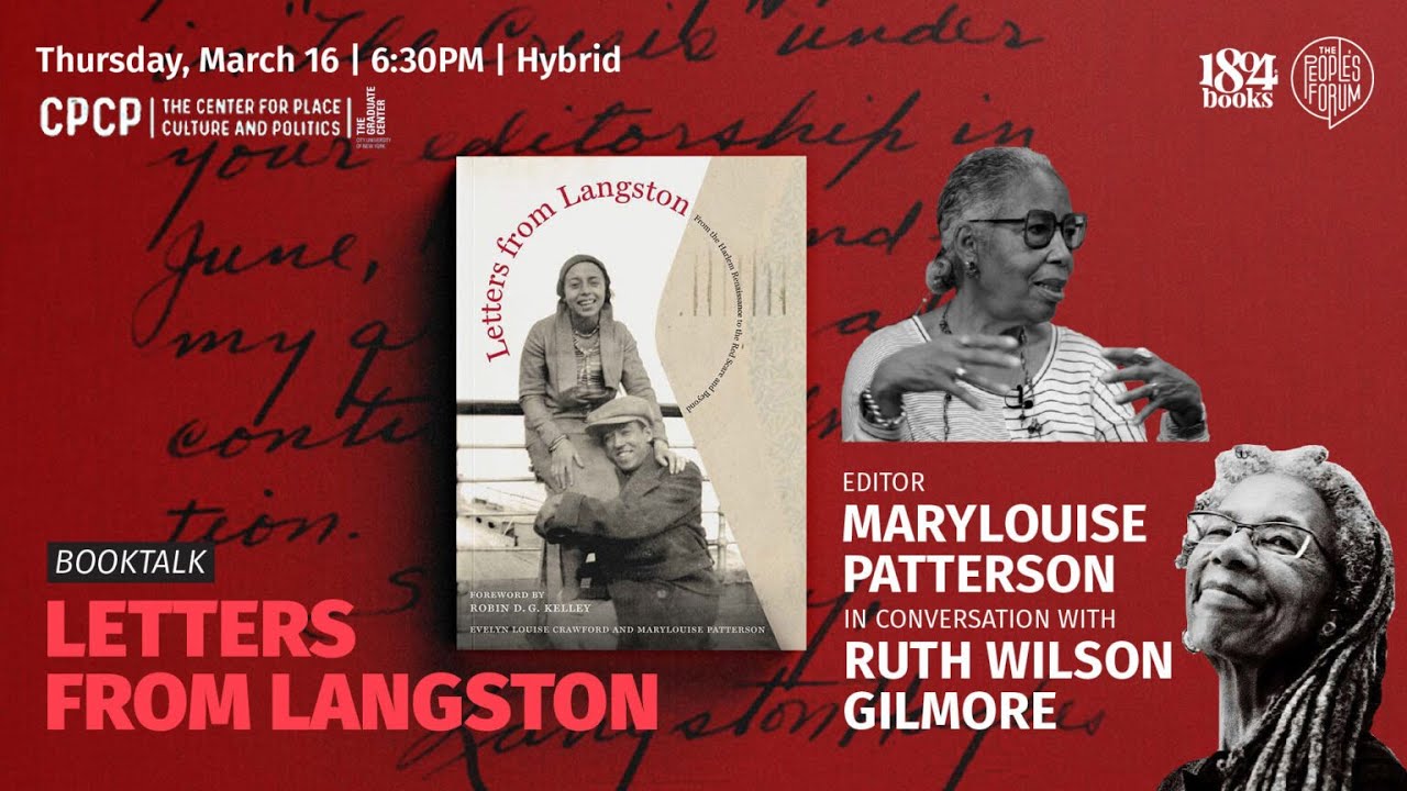 BOOK TALK: LETTERS FROM LANGSTON: FROM THE HARLEM RENAISSANCE TO THE ...