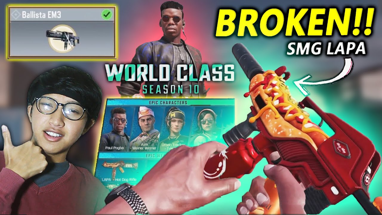 BATTLE PASS WORLD CLASS BUKA SAMPE LEVEL MAX & REVIEW LAPA SMG TERBARU ...