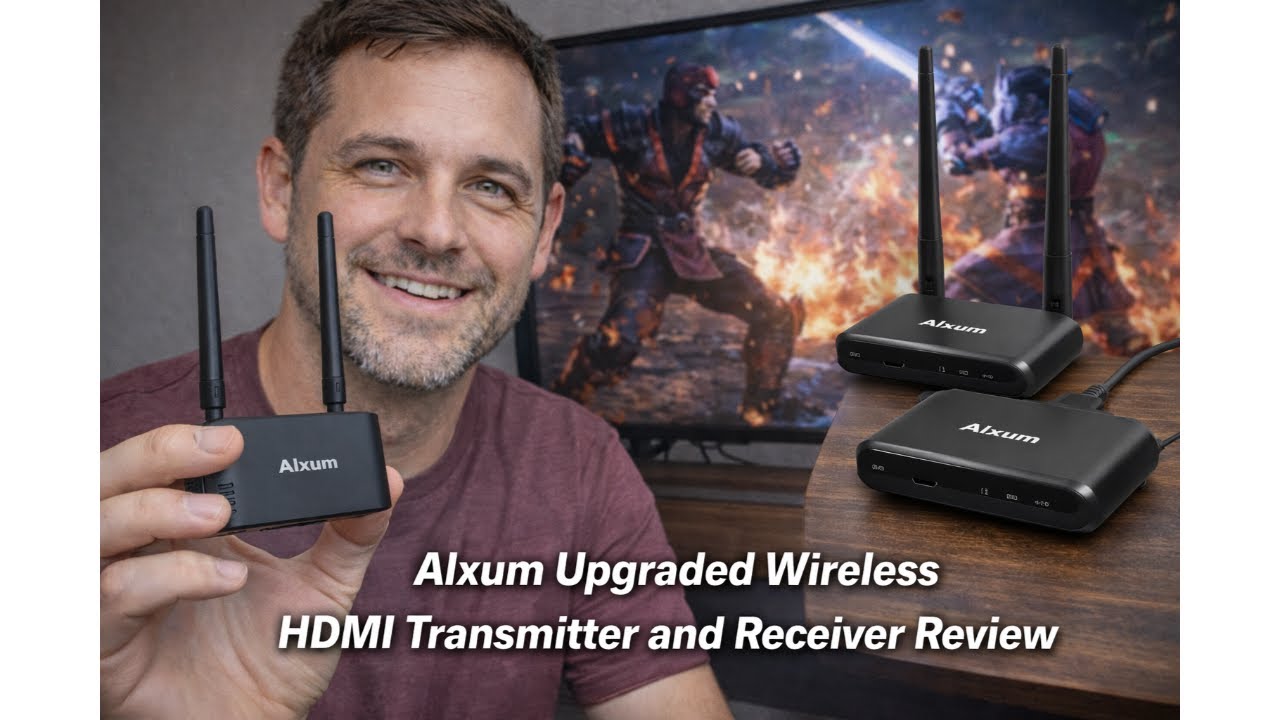 📡 Alxum Upgraded Wireless HDMI Transmitter & Receiver Review – Cable ...