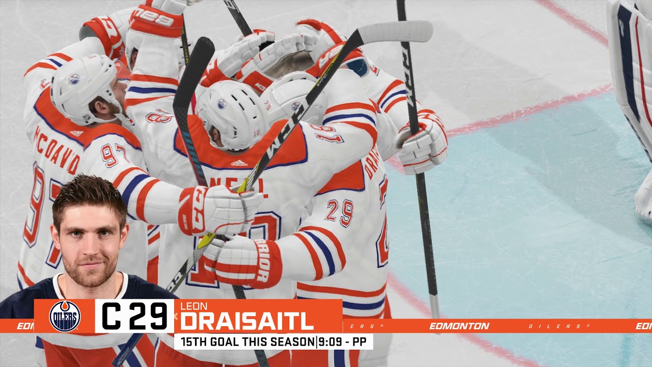 NHL 21 Season mode gameplay - Edmonton Oilers vs Columbus Blue Jackets ...