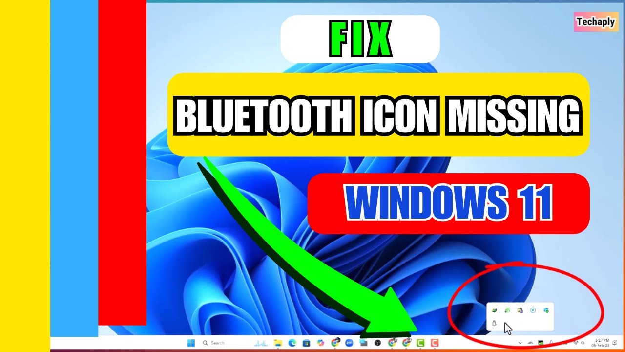 Fix Bluetooth Icon Not Showing In Taskbar Windows 11 - YouTube