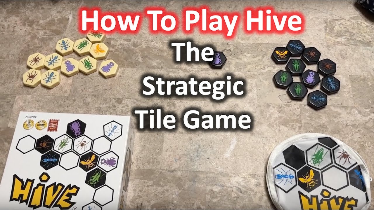 How To Play Hive, Strategic Tile Game | The DIY Guide | Ep 63 - YouTube