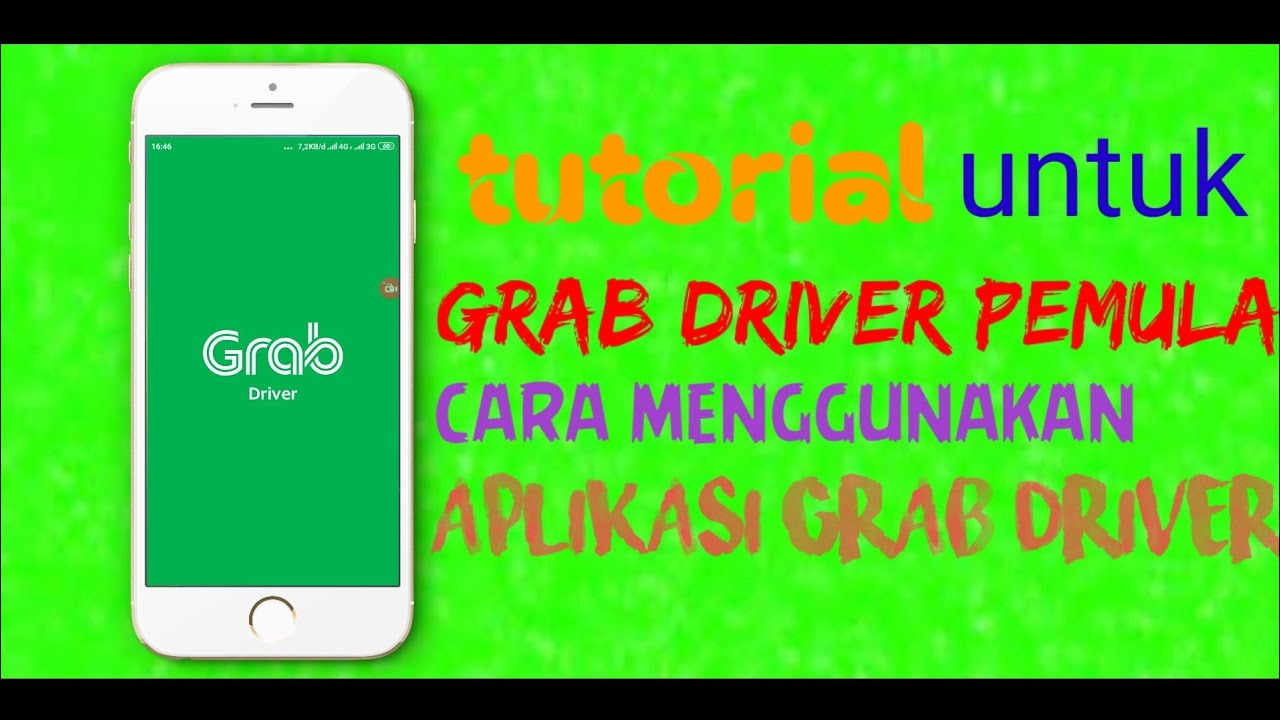 cara menggunakan aplikasi grab driver pemula - YouTube