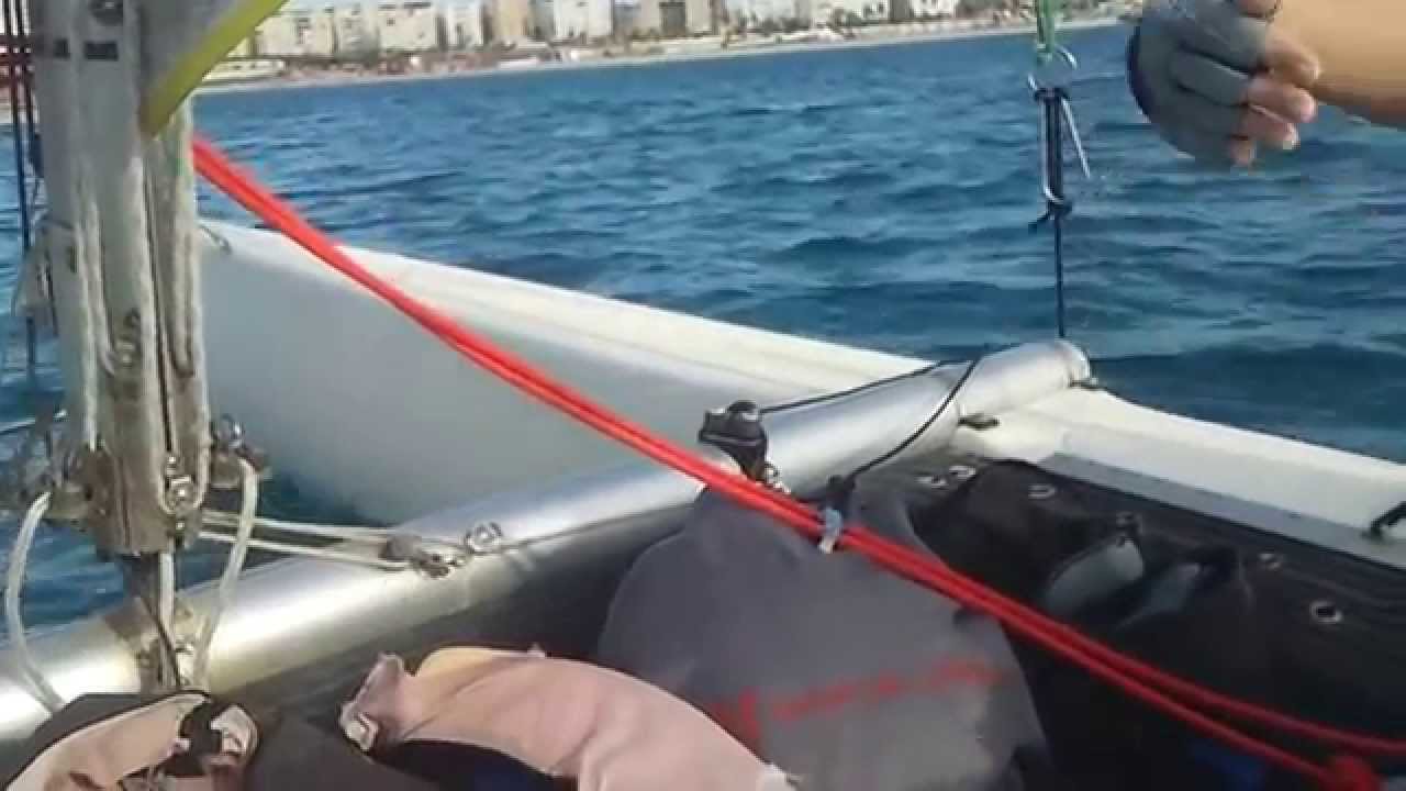 Nacra 5.5 Sailing Tel Aviv - YouTube
